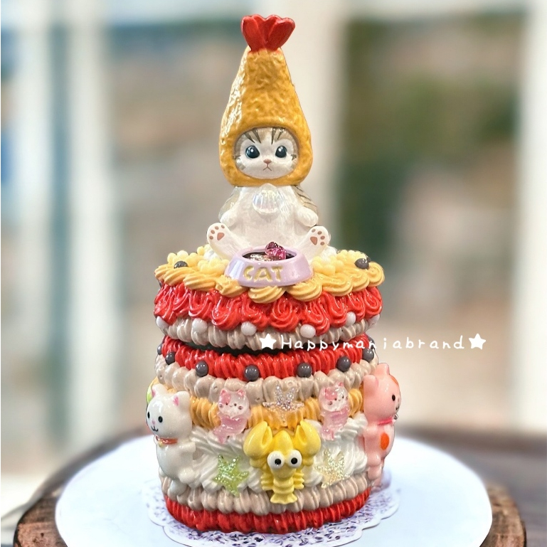 [พร้อมส่ง] เคสยาดม DIY ธีมน้องแมวเทาเทมปุระ Mofusand สุดน่ารัก ชิ้น ...