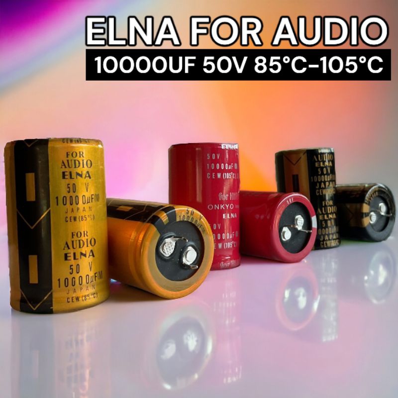 คาปาซิเตอร์ ELNA for audio japan 10000uf 50v 85°c | Shopee Thailand