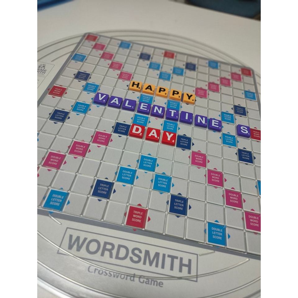 Wordsmith Crossword Boardgame เวิร์ดสมิท กระดานพลาสติกหมุนได้ ของแท้ ...