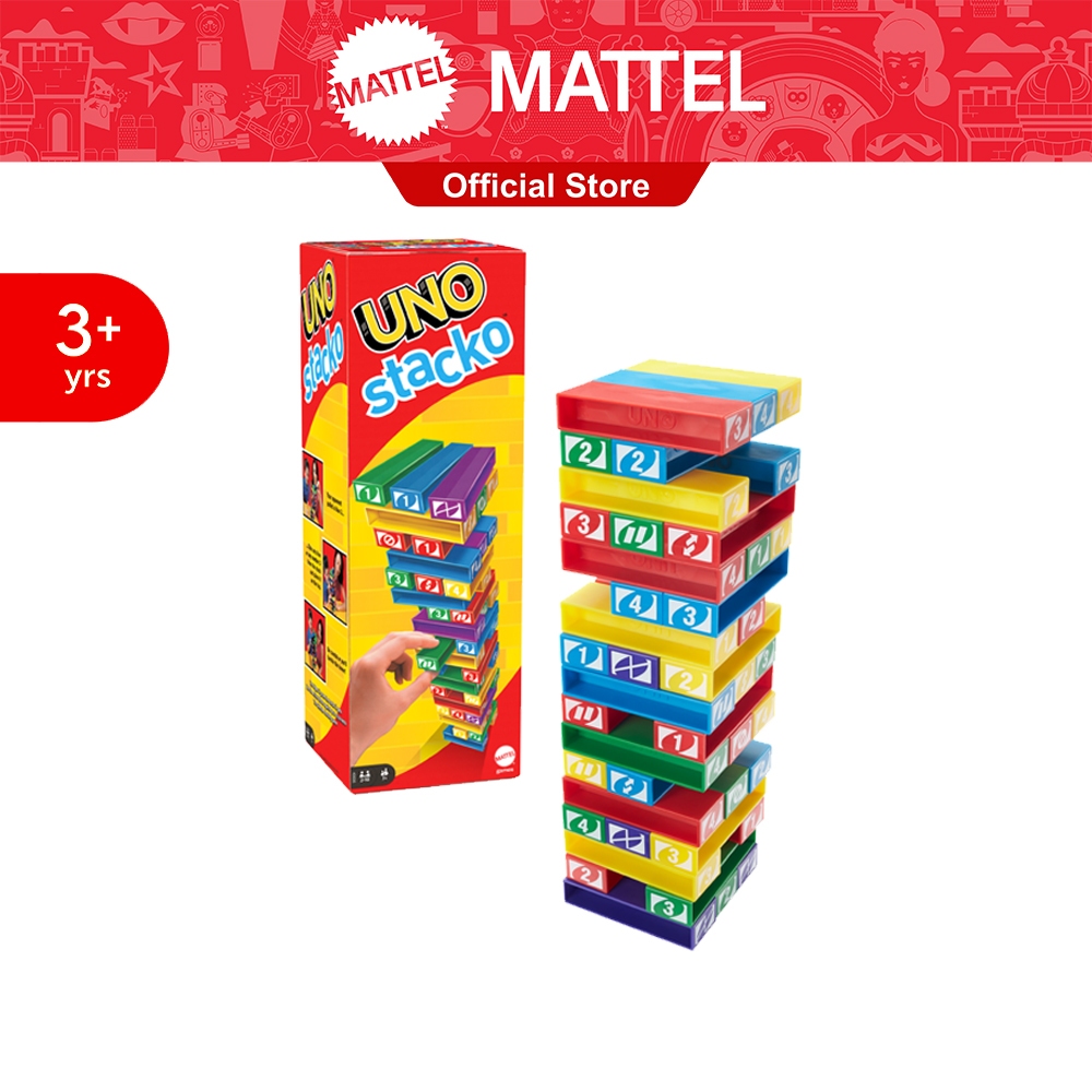UNO Stacko Game อูโน่ เกมตึกถล่ม 43535 | Shopee Thailand