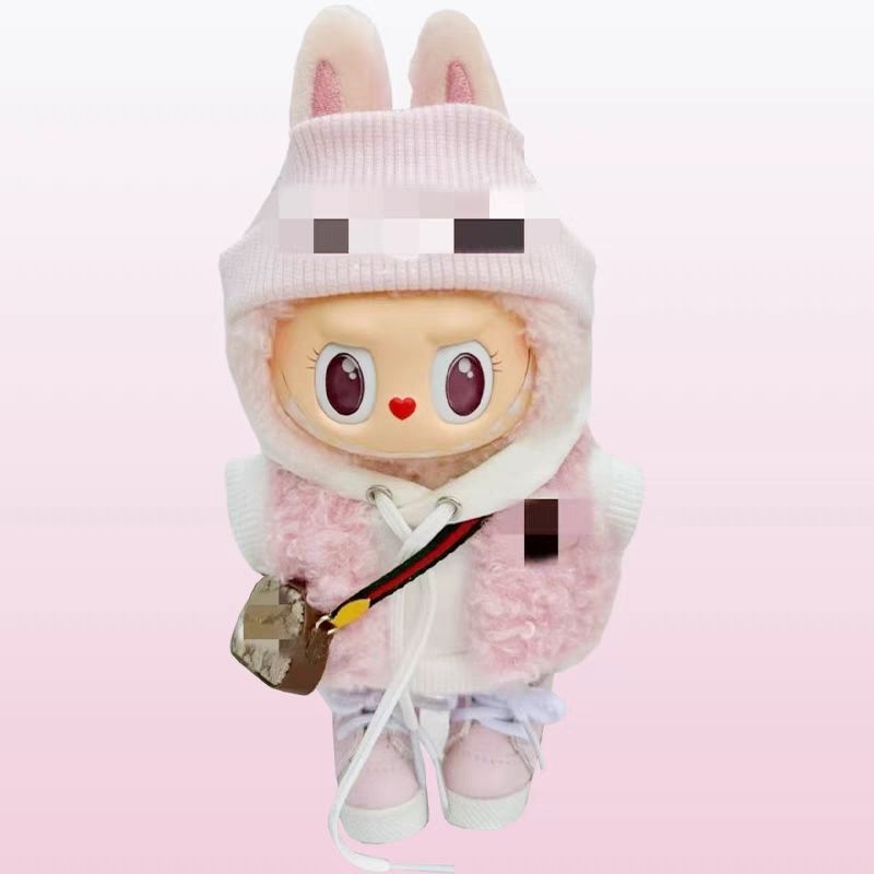 พร้อมส่ง ชุด labubu 17cm รุ่นพวงกุญแจ macaron brandname | Shopee Thailand