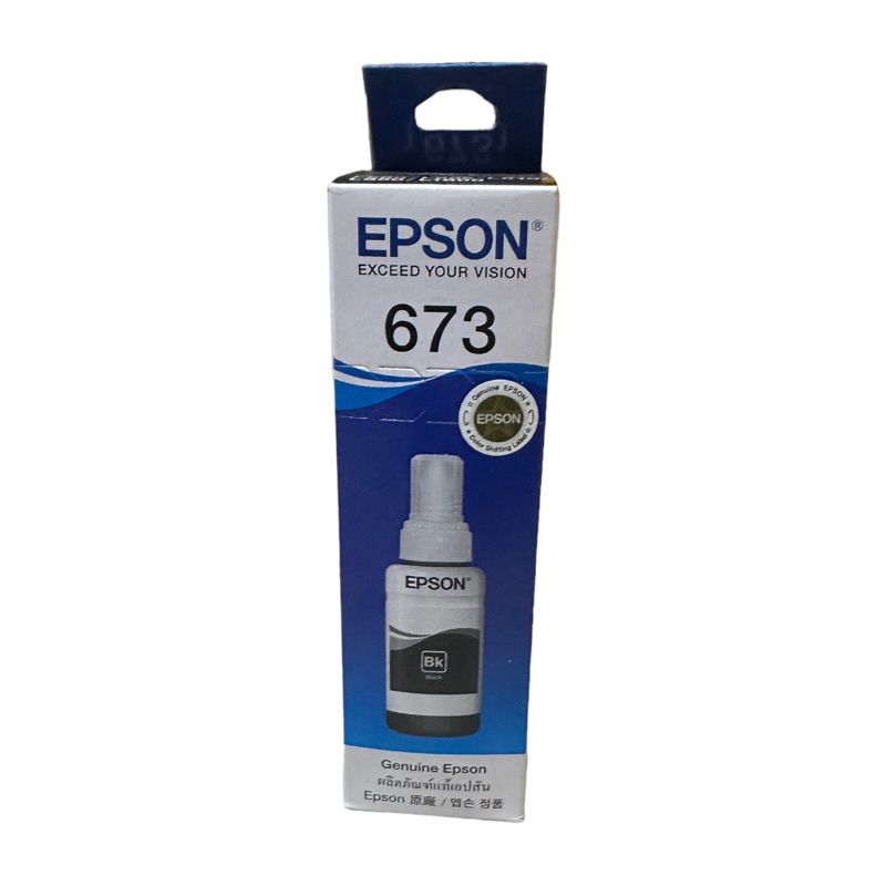 หมึกเติม Epson T673 L800/805/850/1800 Epson 673 6 สี ของแท้ แบบกล่อง ...
