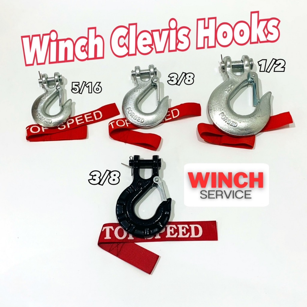 ตะขอวิ้นส์ เชือกแดง Winch Clevis Hooks | Shopee Thailand