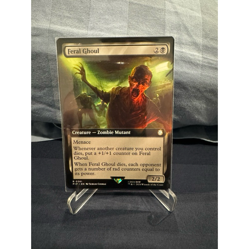 MTG Universes Beyond: Fallout Variants: Feral Ghoul (0381 - Extended ...