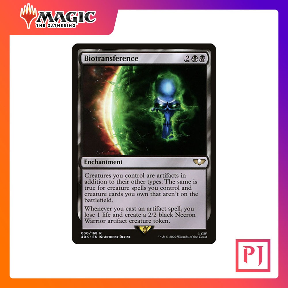 [MTG] Biotransference - Warhammer 40,000 [40K] [BLACK] [RARE] [NORMAL ...
