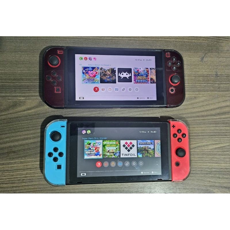 Nintendo switch V.1 มืด Red Neon | Shopee Thailand