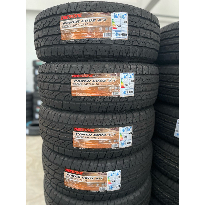 ยางใหม่ Deestone 265-70-R16 AT411 ปี2024 ราคาต่อเส้น | Shopee Thailand
