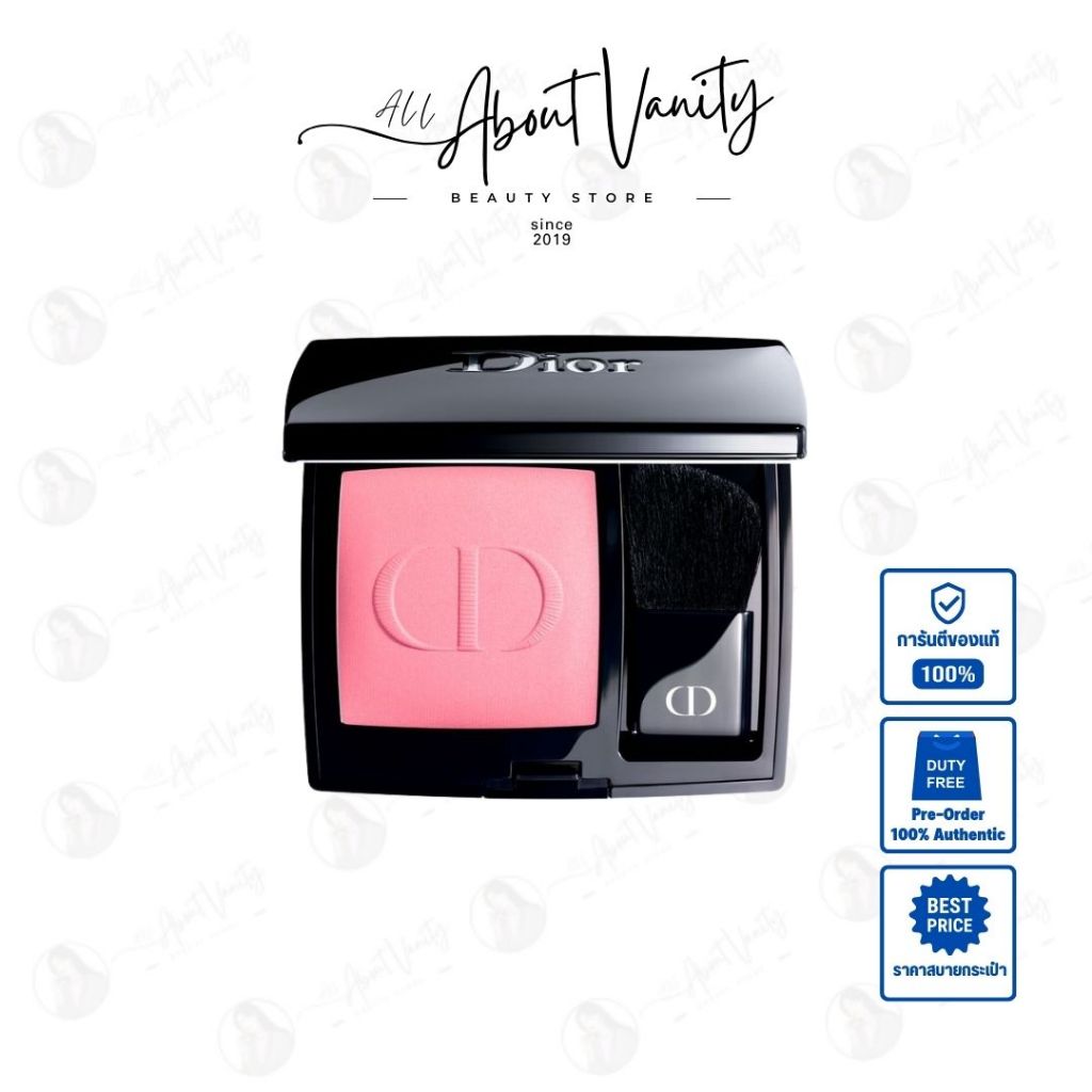 DIOR ROUGE BLUSH CHEEK AND CHEEKBONE BLUSH - LONG WEAR [ป้ายคิงพาวเวอร์ ...