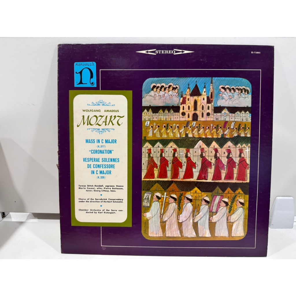 1LP Vinyl Records แผ่นเสียงไวนิล MOZART MASS IN C MAJOR (Κ. 317 ...