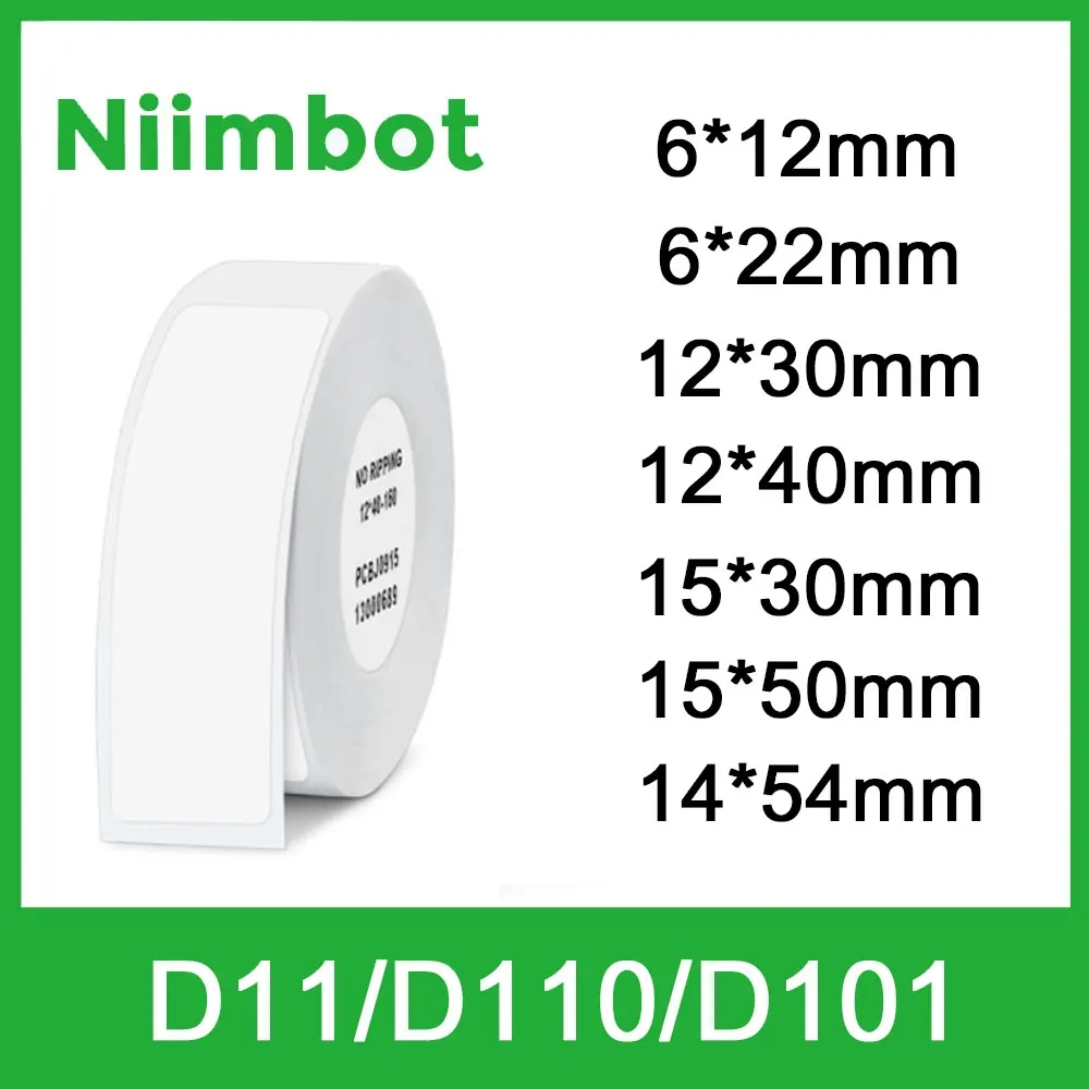 Niimbot D11 D110 D101 เทปสติกเกอร์ฉลาก ขนาดเล็ก กันน้ํา กันน้ํามัน กันรอยขีดข่วน สําหรับเครื่อง ...