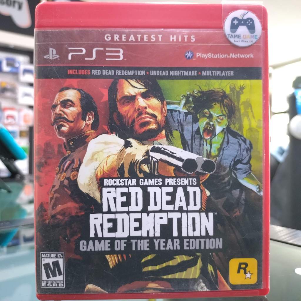 (ภาษาอังกฤษ) มือ2 PS3 Red Dead Redemption Game of the Year Edition เกม ...