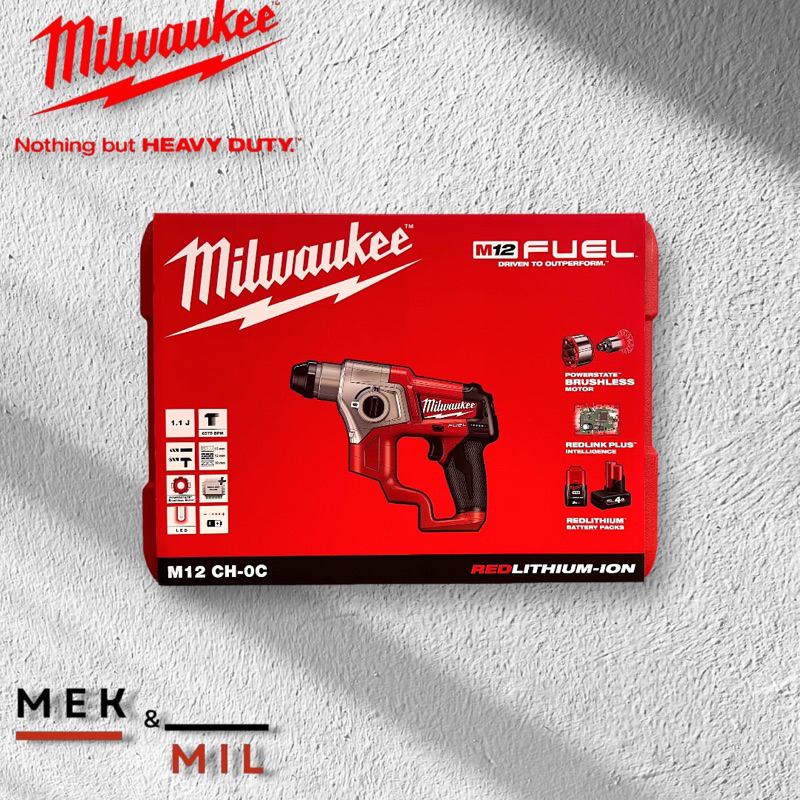 Milwaukee M12 CH สว่านโรตารี ไร้สาย M12CH (เครื่องเปล่า ไม่รวมแบต ...
