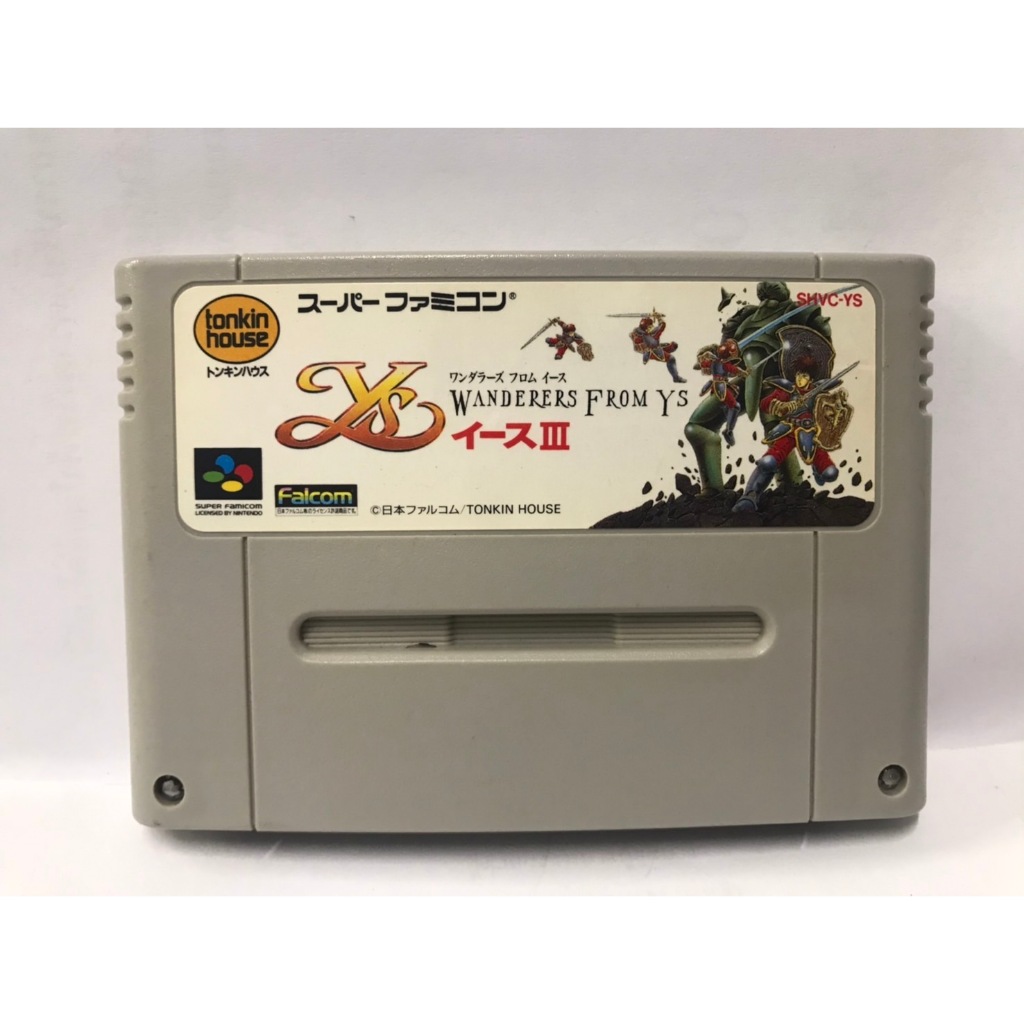 ตลับแท้ (SFC) Ys III 3 Wanderers from Ys ( Japan) Super Famicom สินค้า ...