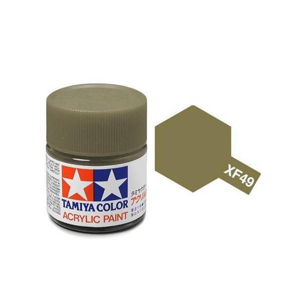 Tamiya Acrylic Paint XF-49 (Khaki) | Shopee Thailand