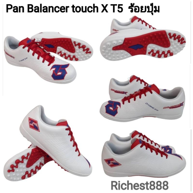 Pan รองเท้าร้อยปุ่มแพน สำหรับหญ้าเทียม Pan Balancer touch X T5 TURF 39 ...