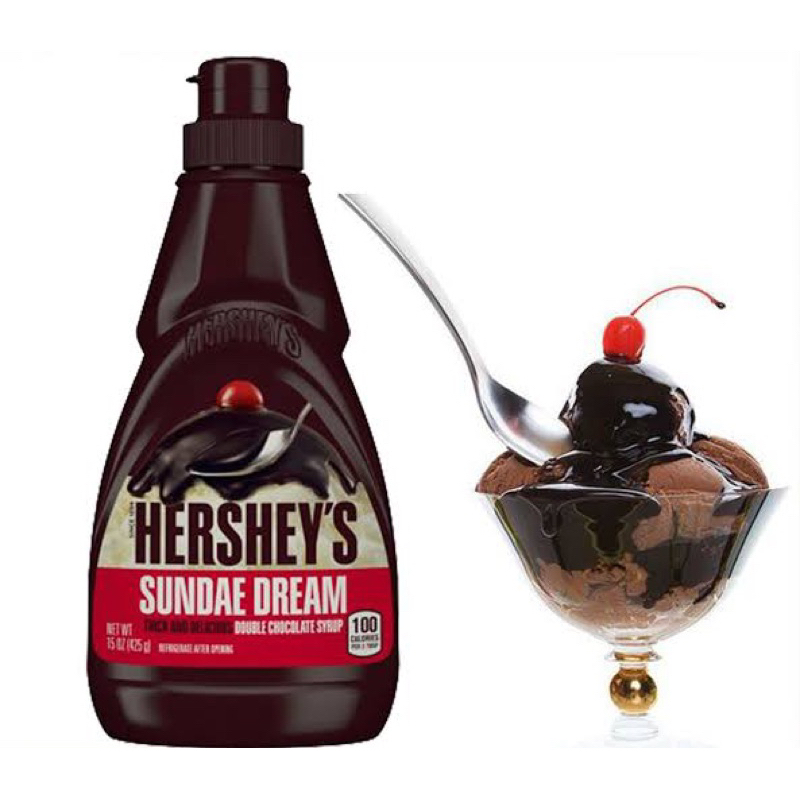 Hershey’s sunday dream 425g. fl เฮอร์ชีส์ ซันเดย์ ไซรัป ดับเบิ้ล ...