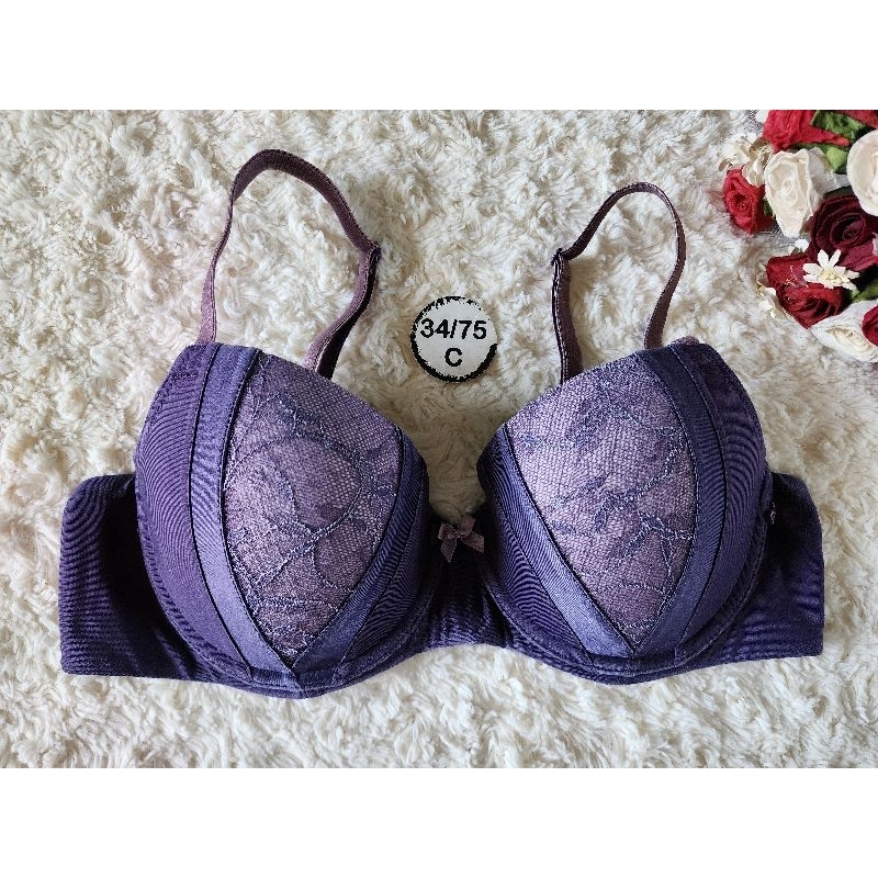 💕เสื้อชั้นใน Wacoal ไซซ์ 34C/C75 มือสอง💕 | Shopee Thailand