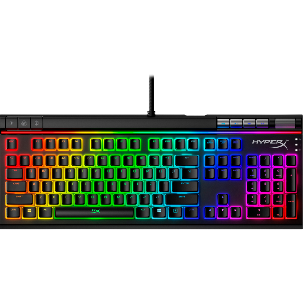 HYPERX K/B ALLOY ELITE 2 RGB LINEAR RED (US layout) 4P5N3AA | Shopee ...