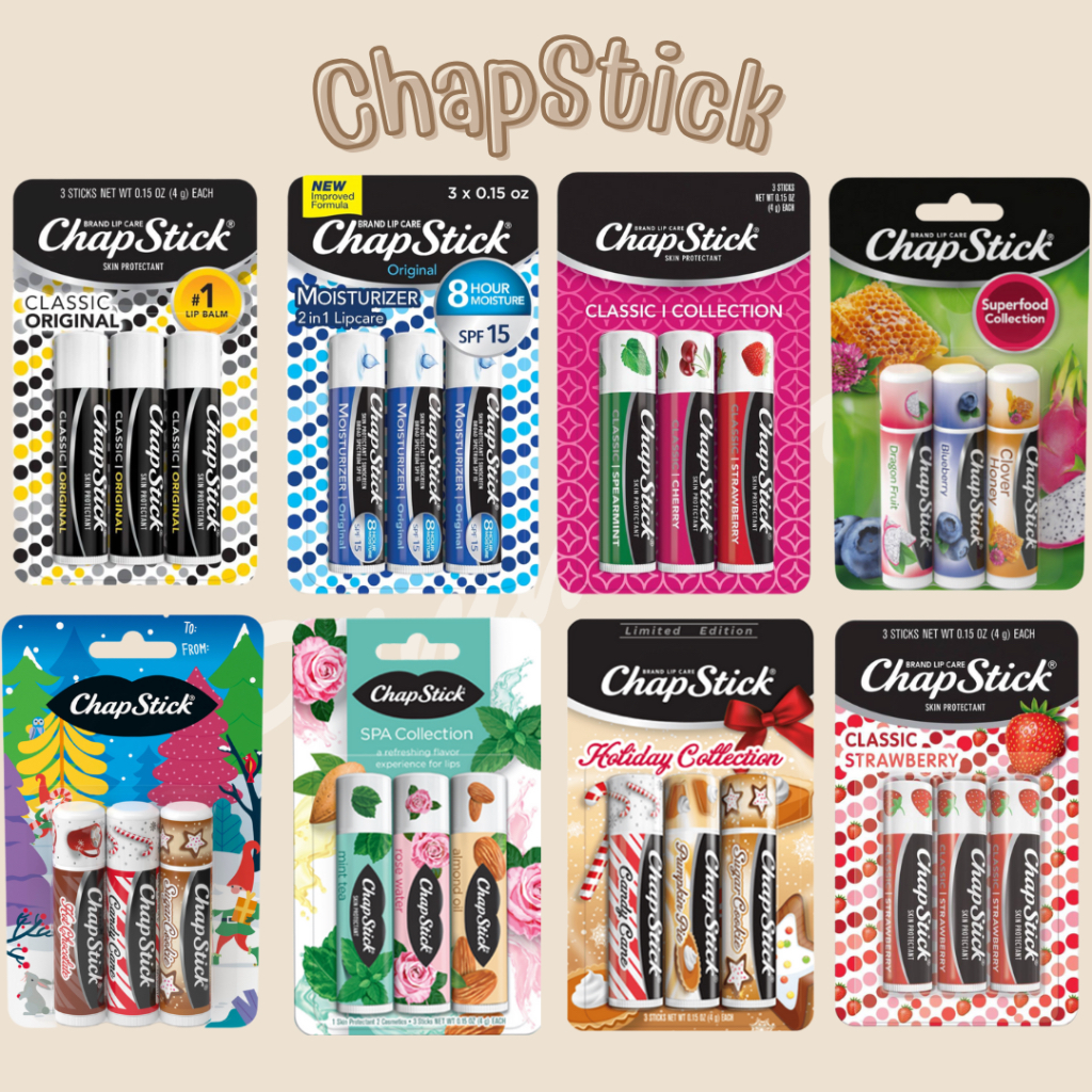 ChapStick 🍓 Lip balm 🍰 ลิปมัน 🍭 ลิปบาล์ม 🍫 สินค้าพร้อมส่ง 🫐 | Shopee ...