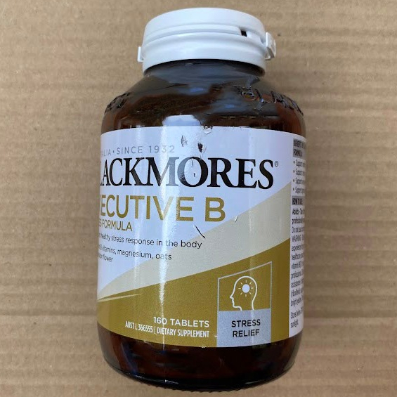 Blackmores Executive B Vitamin B Stress Support 160 Tablets | Shopee ...