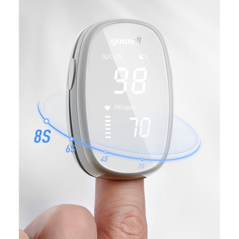 Yuwell Finger pulse oximeter รุ่น YX102 เครื่องวัดออกซิเจนปลายนิ้ว 1 ...