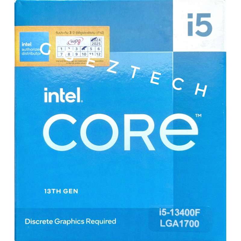 (i5 Gen12 🔥3490฿)CPU INTEL i5 13400F i5 12400F Gen 12 i3 12100F มือ1 ประกัน 3 ปี Mainboard LGA ...