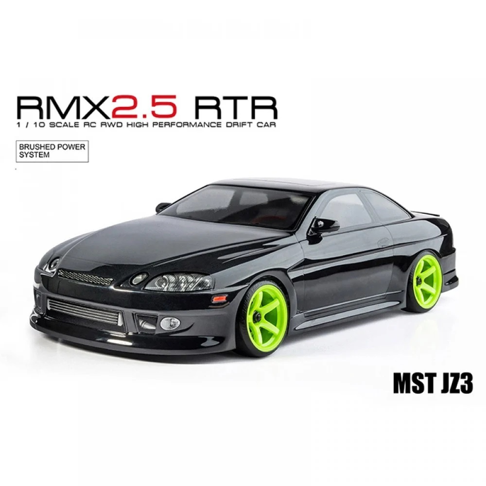 MST 1/10 RMX 2.5 JZ3 BLACK PRE-PAINTED BODY BRUSHED RWD RTR DRIFT CAR ...
