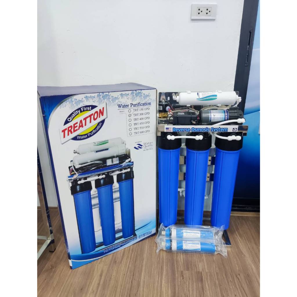 เครื่องกรอง RO TRT-300 (STAND SS) (150 GPDx2) | Shopee Thailand