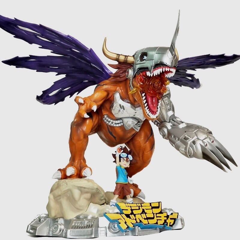 Digimon Adventure Metal Greymon PVC STATUE Figure 40 cm | Shopee Thailand