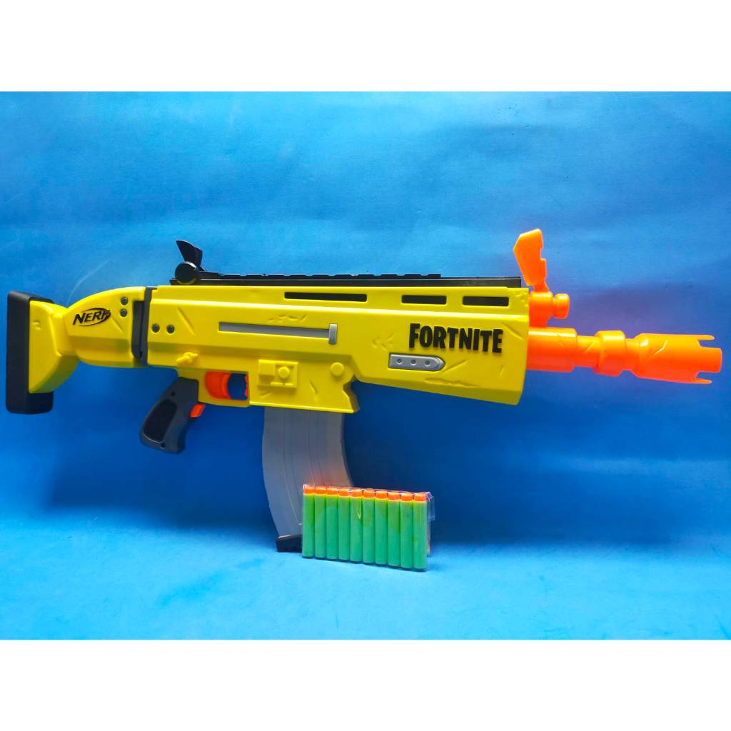 nerf fortnite AR-F ปืนยาว nerf มือสอง ของแท้ | Shopee Thailand