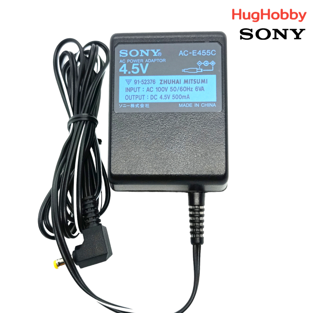 [มือ2 ไม่ได้ทดสอบ ขายตามสภาพ] ไฟญี่ปุ่น 100V อะแดปเตอร์แท้ Sony AC-E455C สำหรับ Sony CD Walkman ...