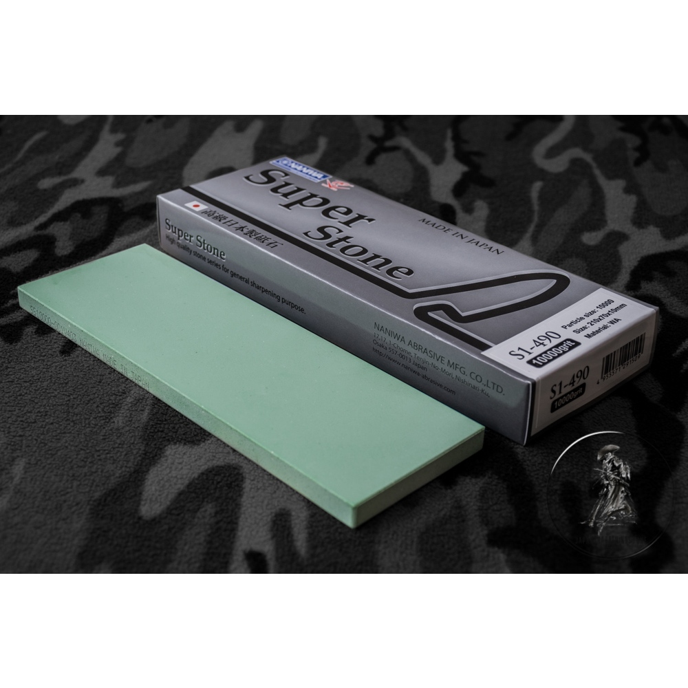 NaniwaSuperStone 10000 grit(1cm) หินลับมีด หินลับมีดญี่ปุ่น หินลับมีด ...