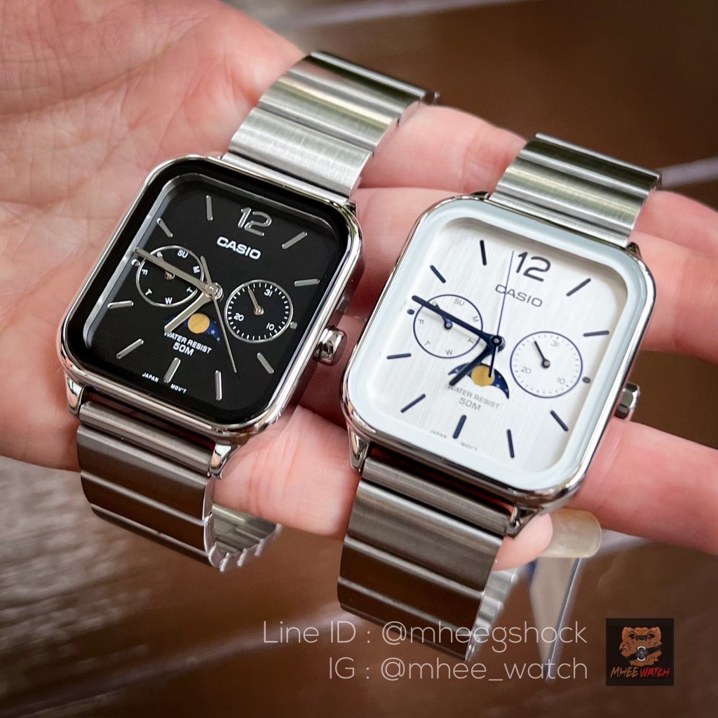 Casio New Arrivals Style Moon Phase Dial หน้าปัดแนวปาเต๊ก หายากมาก ...