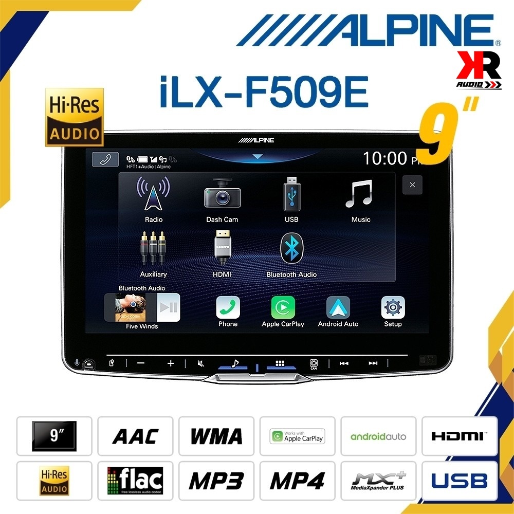 ของแท้แน่นอน!! เครื่องเล่นติดรถยนต์ แบรนด์ดัง ยี่ห้อ ALPINE รุ่น iLX ...
