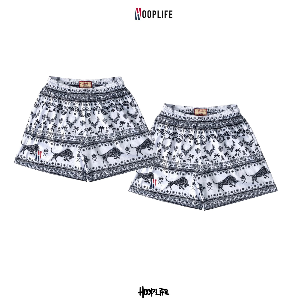 กางเกงช้าง กางเกงขาสั้น แนวสตรีท กางเกงบาสเก็ตบอล Hooplife ” ช้างเผิอก ...