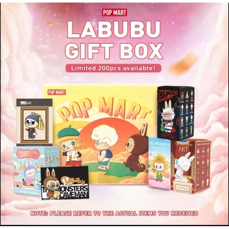 Labubu Gift Box ยกเซต6กล่อง แรนดอมคอลเลคชั่น พร้อมส่ง | Shopee Thailand