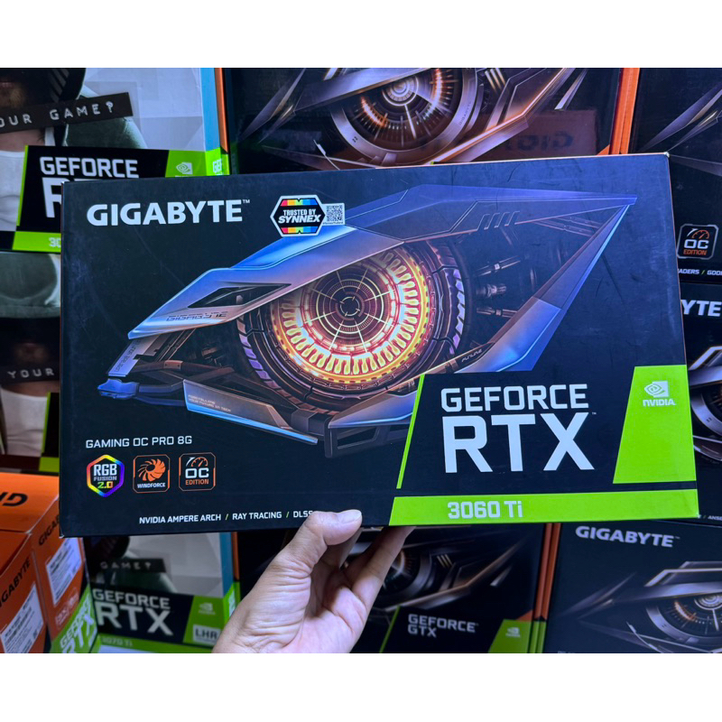 Gigabyte GeForce RTX 3060 Ti (ภาพถ่ายจากสินค้าจริง) | Shopee Thailand