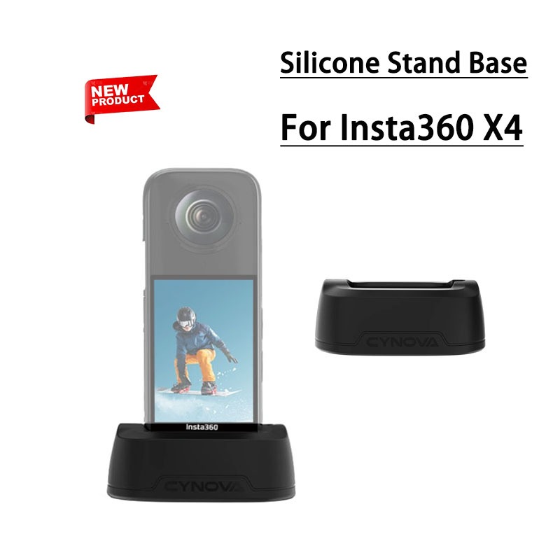 【NEW】Insta360 X4 Silicone Stand Base Upright Holder For Insta 360 X4 ...