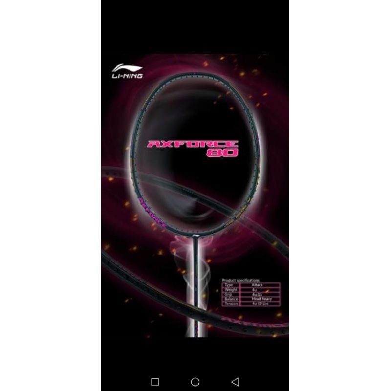 Lining Axforce 80 NEW | Shopee Thailand