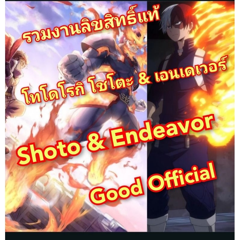 รวมสินค้าลิขสิทธิ์ โชโตะ & เอนเดเวอร์ Good official Shoto & Endeavor My ...