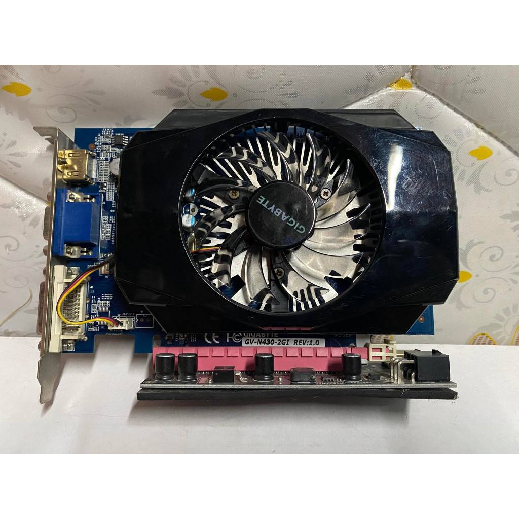การ์ดจอ Gigabyte GT430-DDR3-128bit /2G (GV-N430-2GI) ไม่ต่อไฟเพิ่ม VGA ...