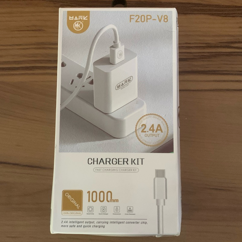 MARK CHARGER KIT FAST CHARGING 2.4 A (F20P) ของแท้ ชุดสายชาร์จ Micro ...