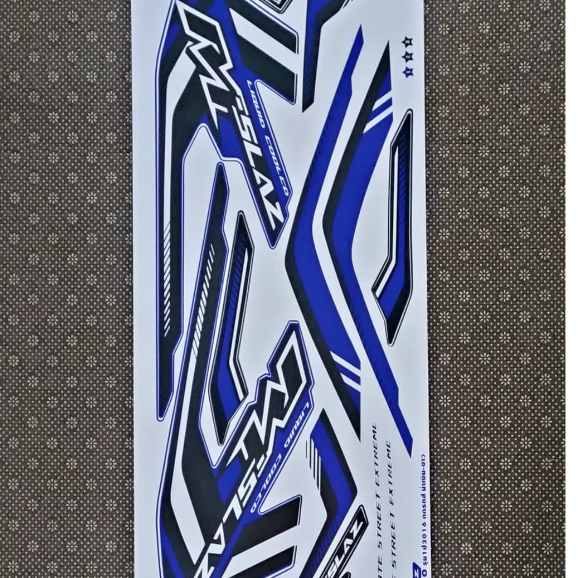 สติ๊กเกอร์ M-Slaz ปี 16 รุ่น 1 สีน้ำเงิน ราคาถูกที่สุด คุณภาพดี ...