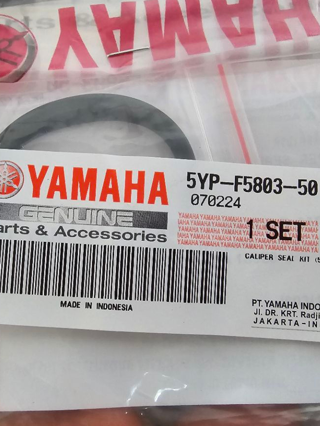 5YPF580350 ซีลลูกสูบดิสค์เบรค Nouvo SX Fino Qbix Nmax Aerox Finn Grand ...