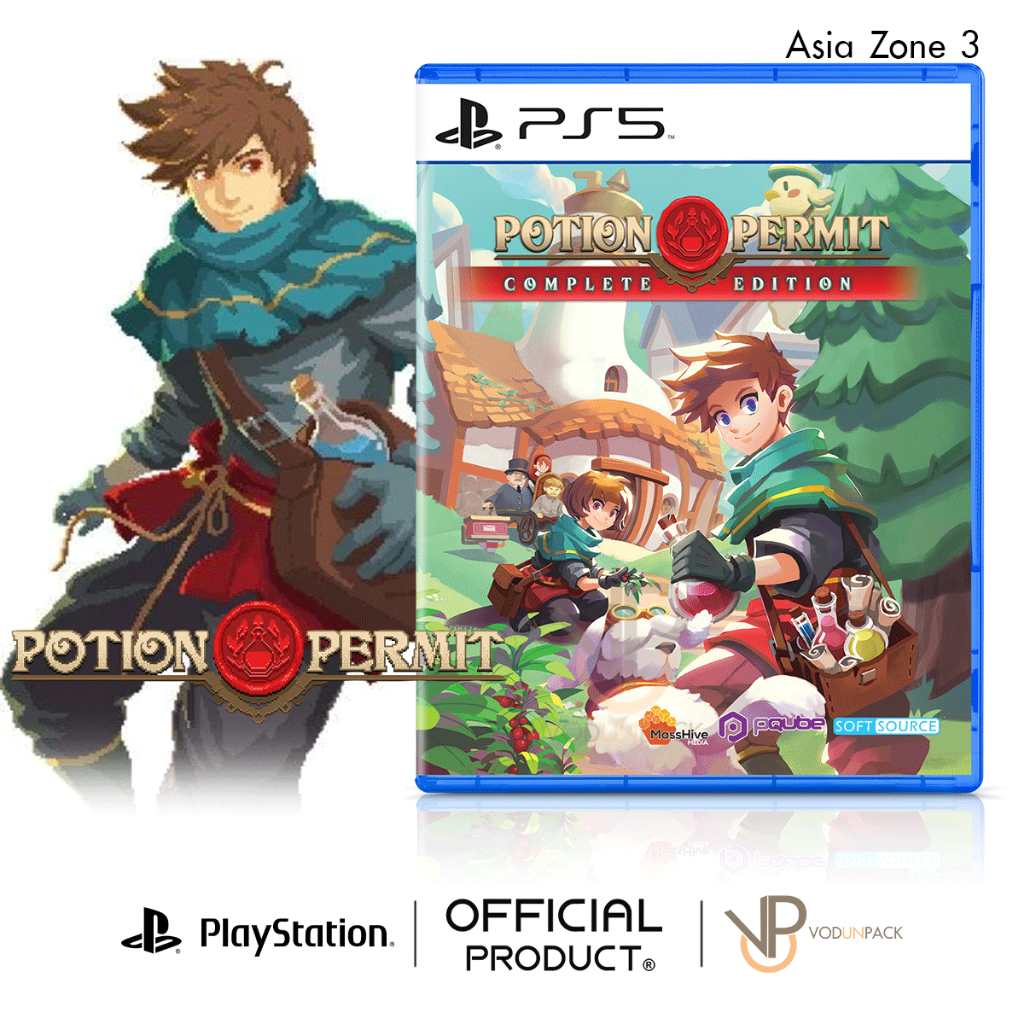 [PRE-ORDER] PS5 : Potion Permit Complete Edition Zone 3 ASIA (วางจำหน่าย 2024-07-04) แผ่นเกม ...