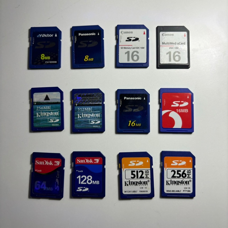 SD CARD 8MB-512MB (used) คละยี่ห้อ | Shopee Thailand