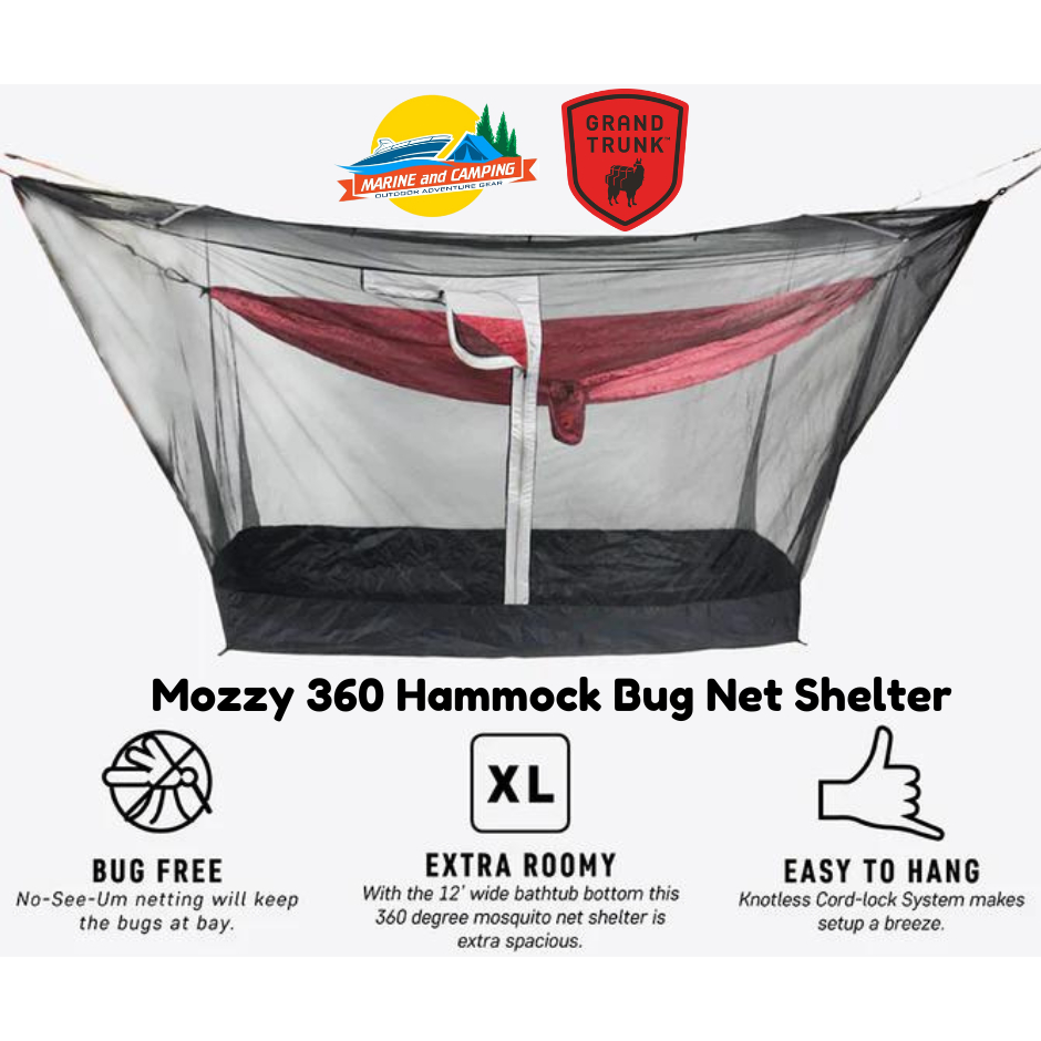 Grand Trunk Mozzy 360 Hammock Bug Net Shelter มุ้งสำหรับเปล | Shopee ...