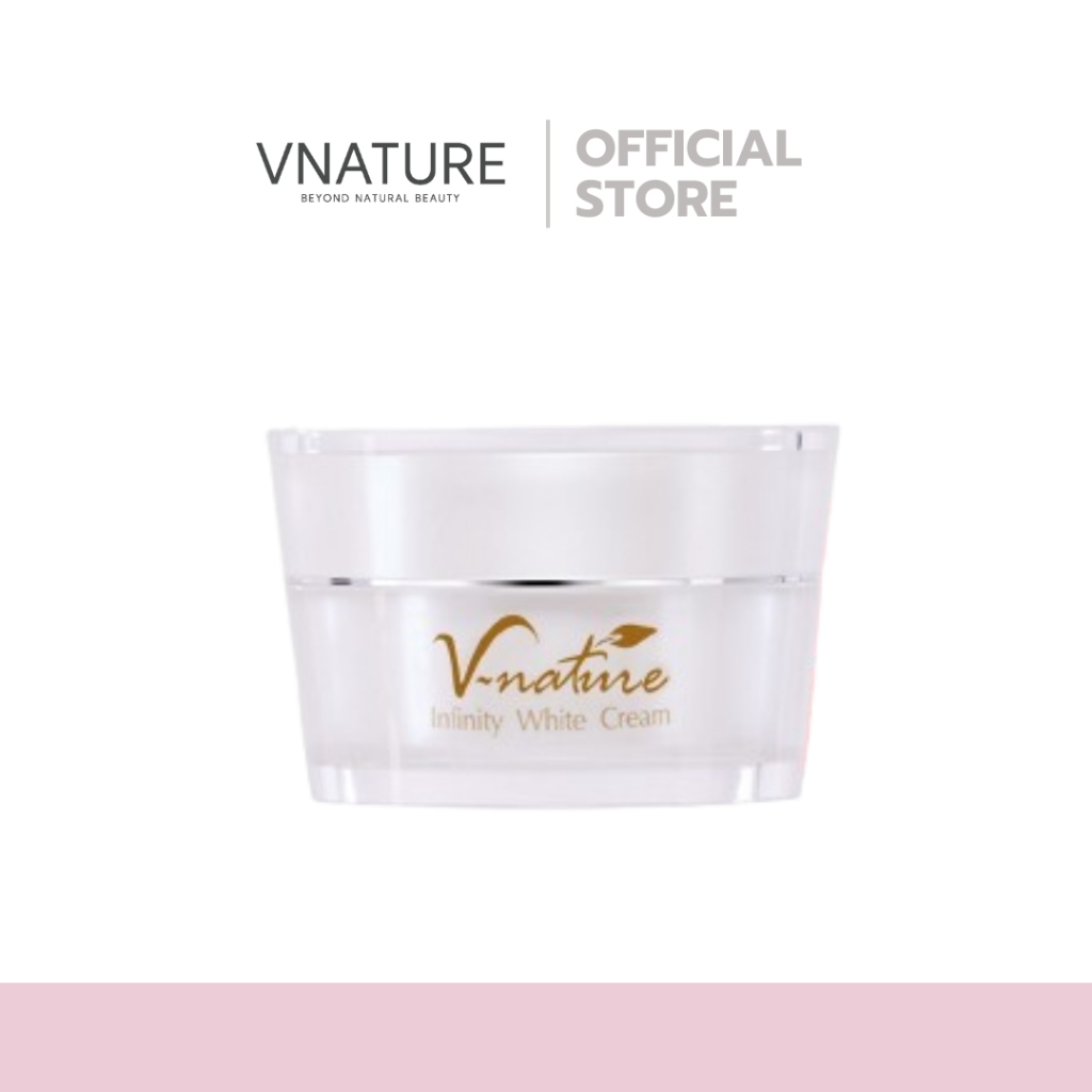 VNATURE Infinity White Cream ครีมเจ้าหญิงไฮยาลูรอนผสมกลูต้า | Shopee ...