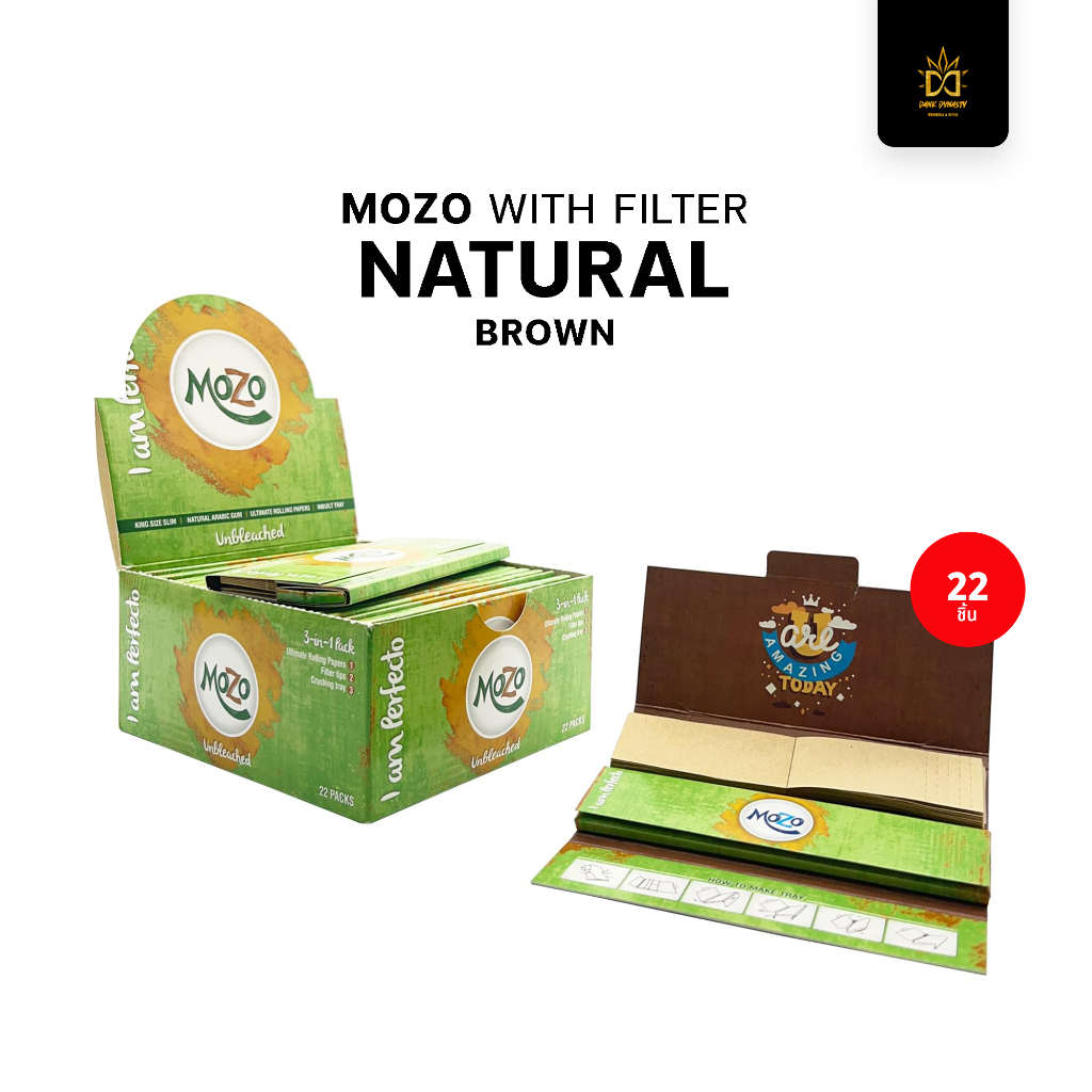 Bongchie Mozo With Filter Rolling Paper กระดาษโรลพร้อมกระดาษกรอง ...