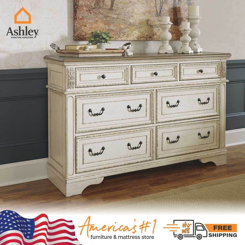 Ashley ตู้อเนกประสงค์ รุ่น REALYN 162 Low Cabinet | Shopee Thailand